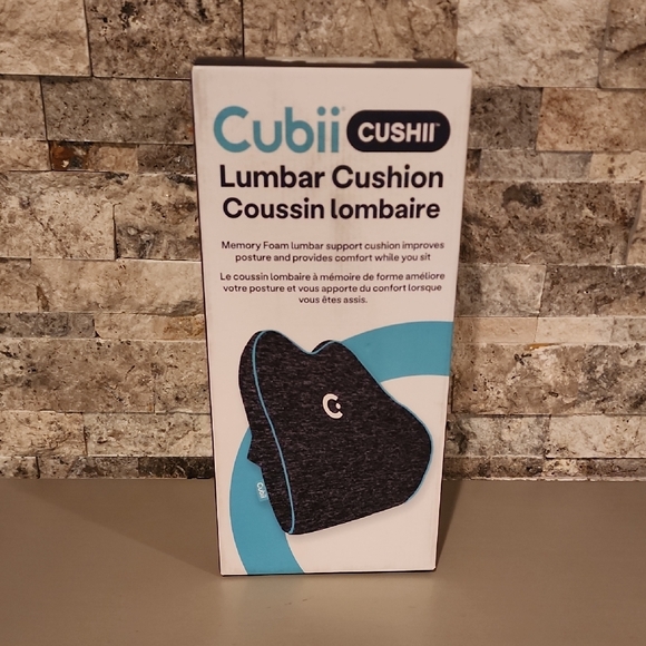 Cubii | Other | Cubii Cushii Lumbar Cushion In Black Brand New | Poshmark